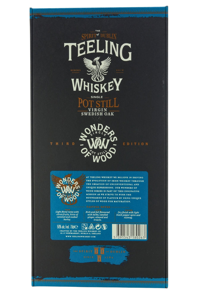Teeling Wonders Of Wood Single Pot Still Swedish Virgin Oak – James J ...
