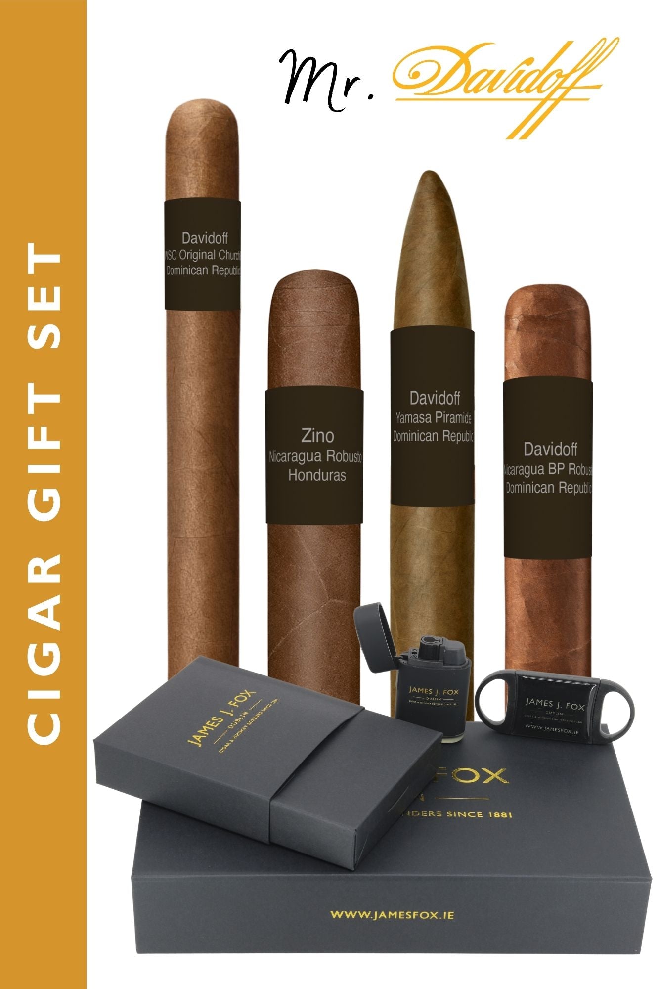 Cigar Gift Ideas: Premium Cigar Sets and Accessories – James J. Fox, Dublin