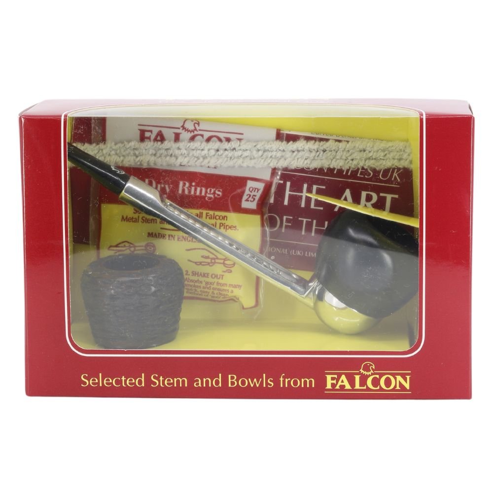 Falcon Pipe Set With Stem, Bowls & Accessories – James J. Fox, Dublin