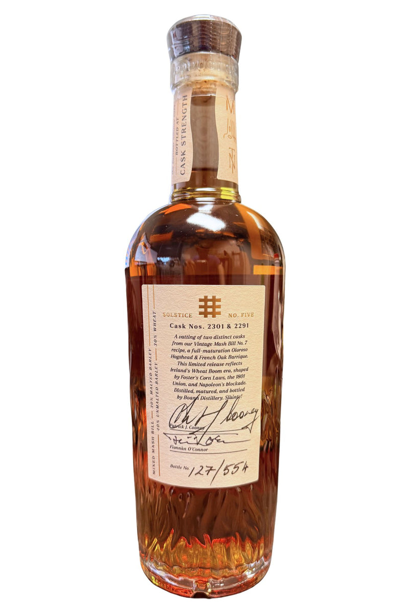 Boann Summer Solstice 2025 Vintage Mashbill #7 Irish Whiskey – James J ...