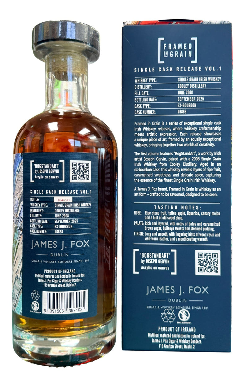 Framed In Grain Vol. 1: "BogStandArt" Single Grain Irish Whiskey ...