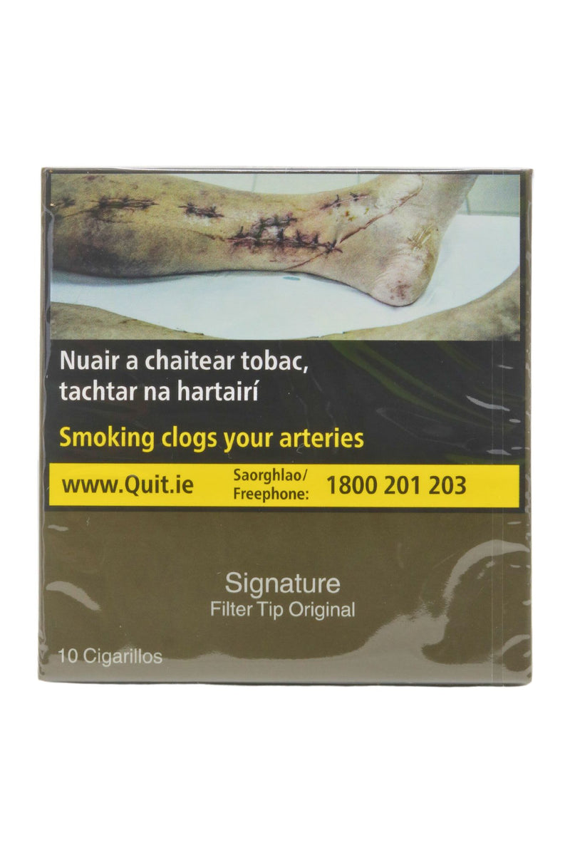 Signature Original Filter Tip: Mild, Aromatic Cigars | Pack of 10 ...