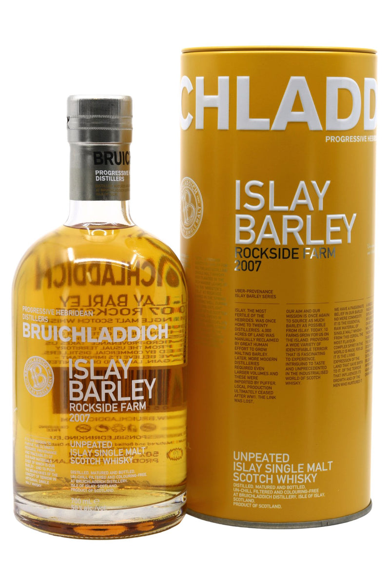Bruichladdich Islay Barley 2007 Rockside Farm – James J. Fox, Dublin