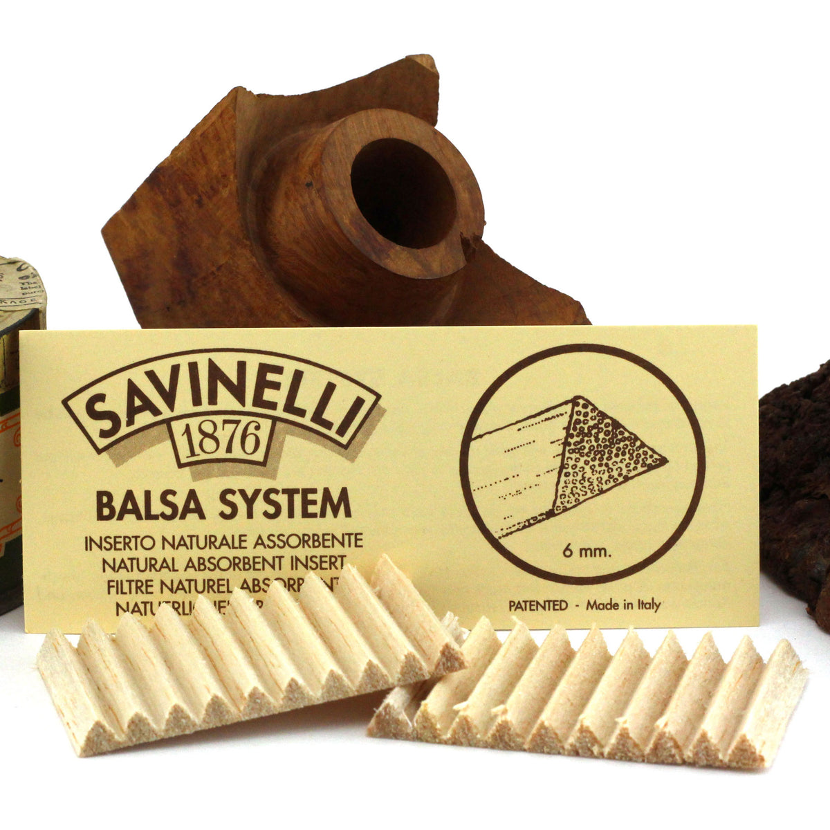 Savinelli 6mm Balsa Filters – James J. Fox, Dublin